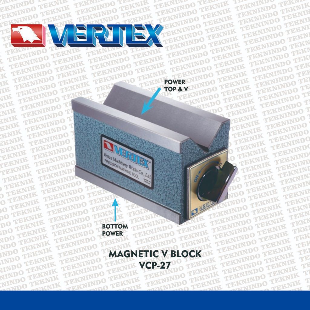 Jual Vertex Magnetic V Block 70KGF VCP-27 / 2015-511 Original | Shopee ...