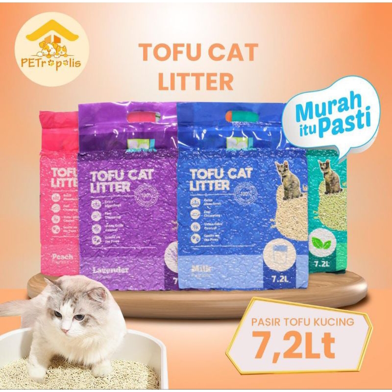 Jual Pasir Kucing Tofu Bellock Cat Litter 7 Liter | Shopee Indonesia