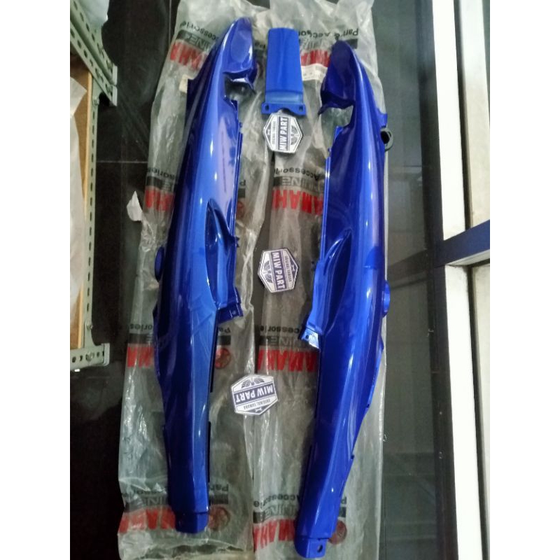 Jual COVER BODY BELAKANG JUPITER Z LAMA SET KANAN DAN KIRI WARNA BIRU ...