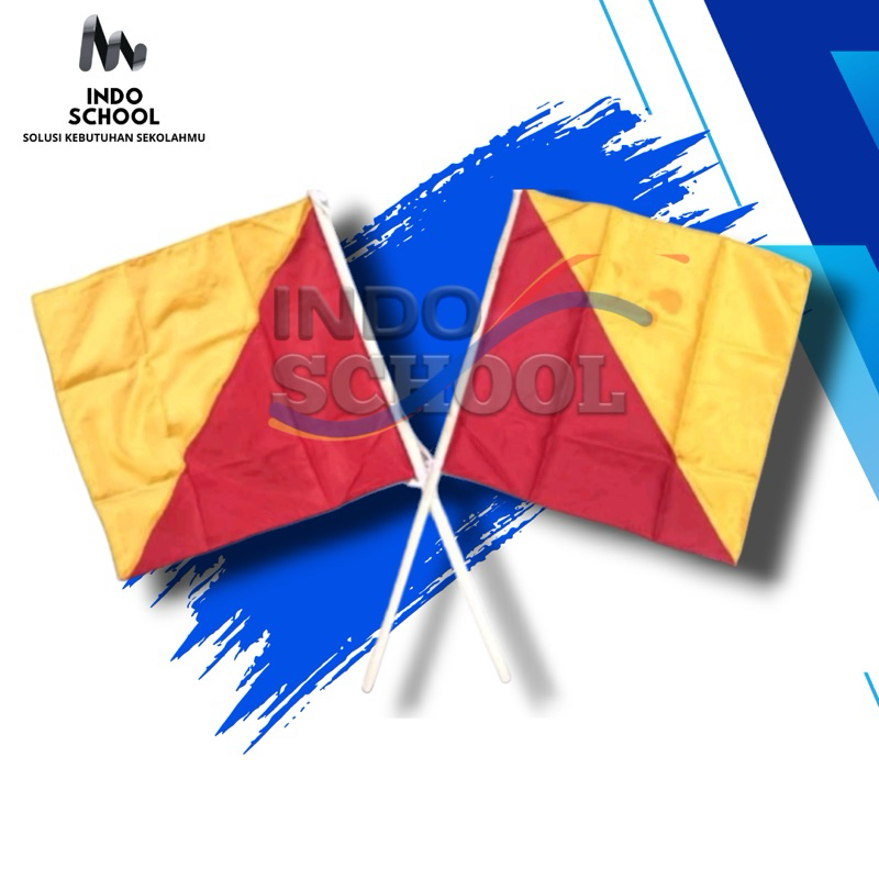 Jual STICK / STIK BENDERA SEMAPHORE PRAMUKA HALUS / BENDERA SEMAPUR ...