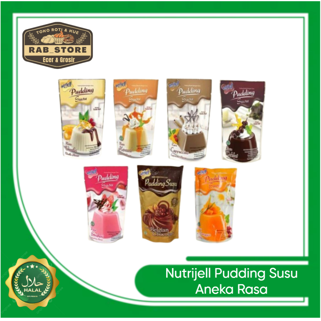 Jual NUTRIJELL Pudding Susu Aneka Rasa | Shopee Indonesia