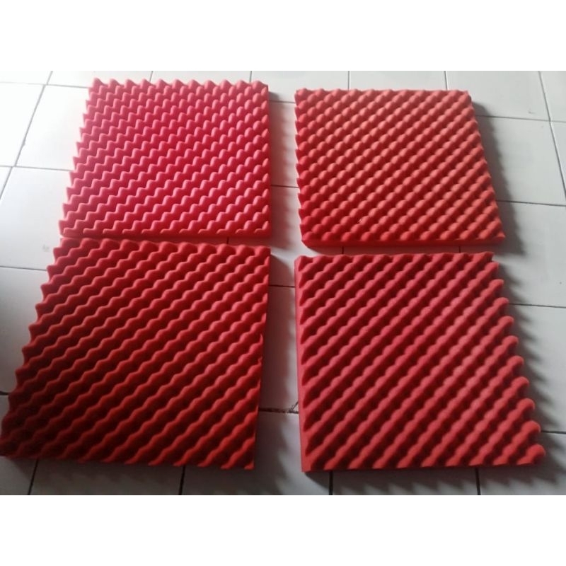 Jual Busa peredam suara telur merah ukuran 50x50x5cm | Shopee Indonesia