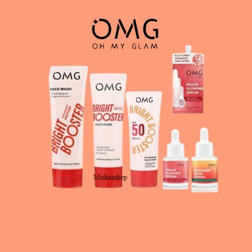 Jual OMG Oh My Glow Bright Booster UV Skincare | Cream | Face Wash ...