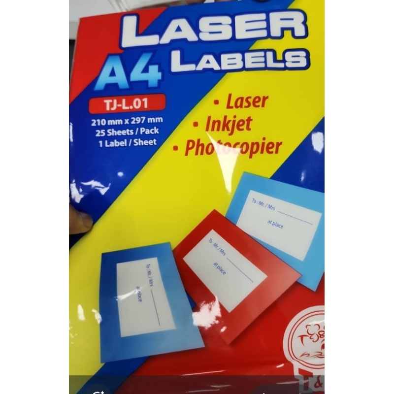 Jual Laser Label A4 Tom & Jerry Sticker Label | Shopee Indonesia