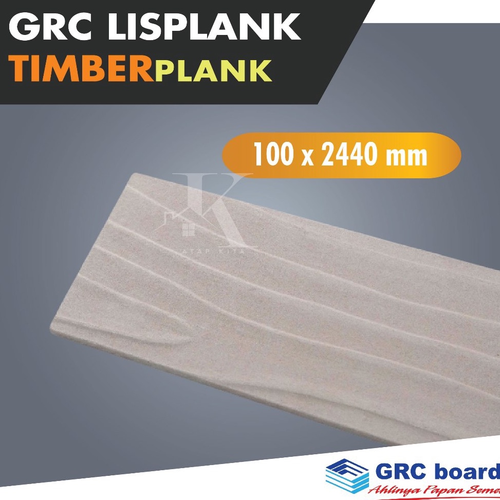 Jual Lisplank Grc 1 CM Timbelank Urat Kayu Grc Motif Timber Teak ...