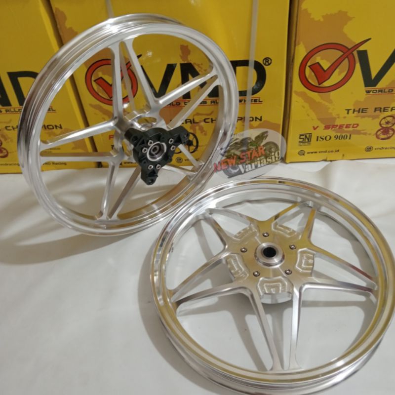 Jual VELG VND V SPEED V2 AEROX UK 1.60X17/1.85X17 ALL YAMAHA AEROX OLD155/AEROX NEW155 ORIGINAL ...
