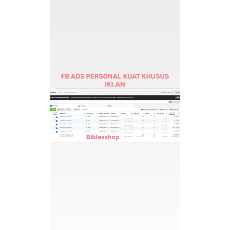 Jual Akun FB Ads Personal kuat khusus iklan | Shopee Indonesia