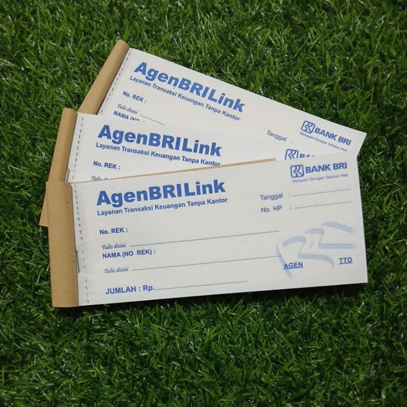 Jual NOTA SLIP STORAN AGEN BRILINK/KWITANSI BRILING 2 RANGKAP ISI 100 ...
