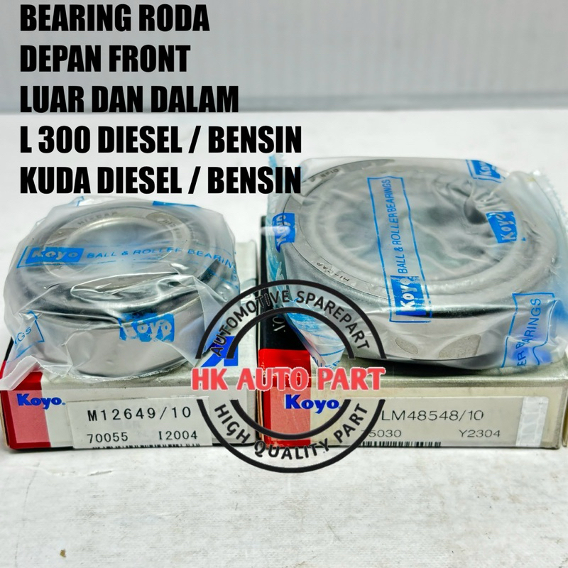 Jual BEARING LAHAR RODA DEPAN MUKA LUAR DAN DALAM L300 KUDA L 300 ...