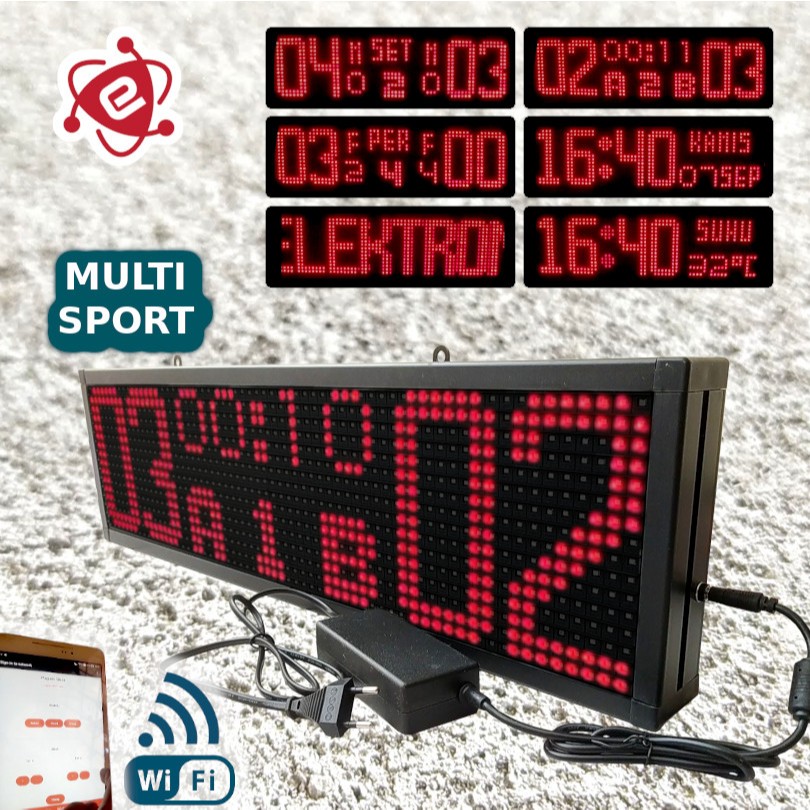 Jual Papan Skor Scoreboard Digital LED Wifi Multi Sport Futsal ...