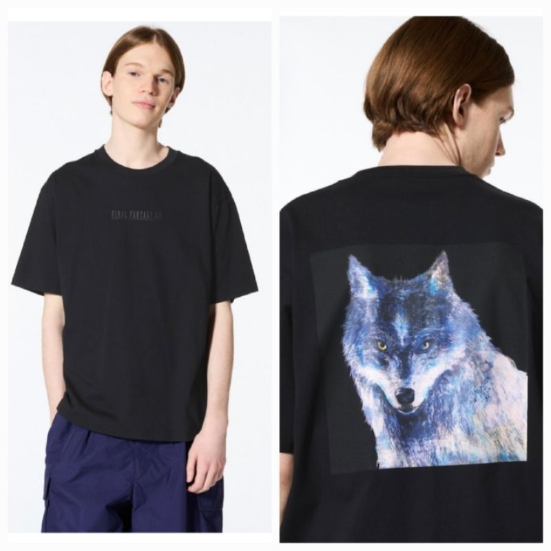 Jual UNIQLO UT KAOS KENSHI YONEZO FINAL FANTASY XVI HITAM BARU ASLI ...