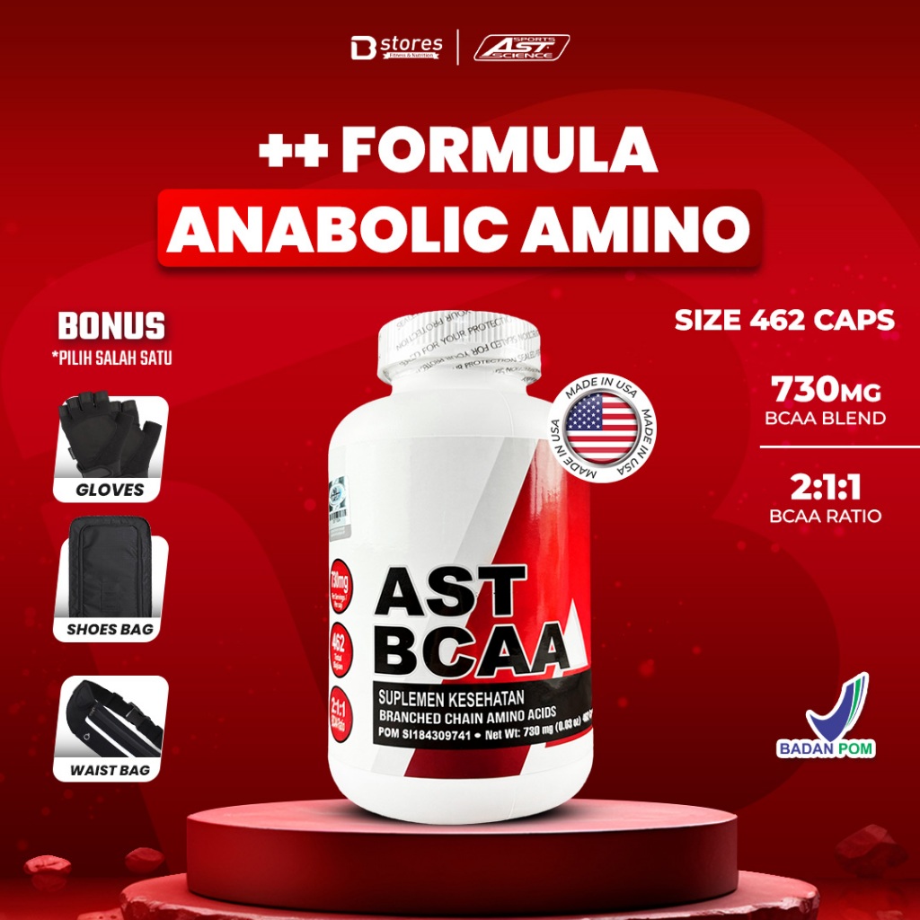 Jual AST BCAA 462 Caps Bstores | Shopee Indonesia