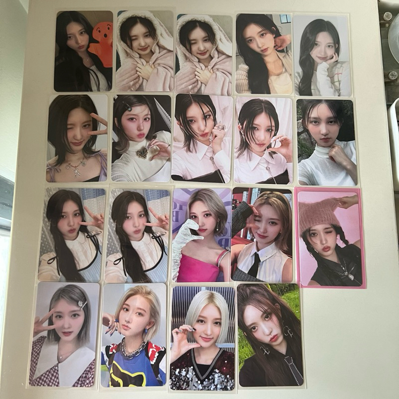 Jual ( ready - stock ) wts aab gaeul ive official photocards all era i’ve ive mine switch wave ...