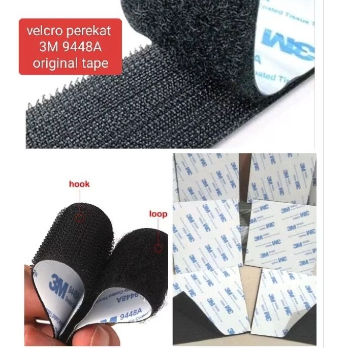 Jual perekat tape 3M perekat strap hook dan loop perekat serbaguna ...