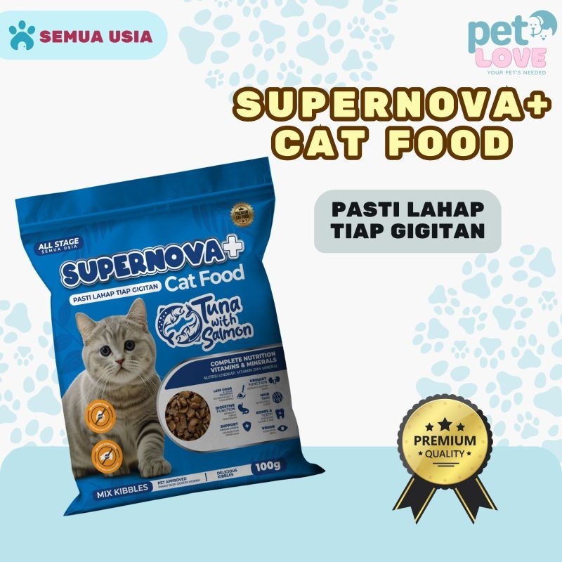 Jual Supernova + Cat Dry Food Makanan Kucing Kering Buat Anabul Gembul ...
