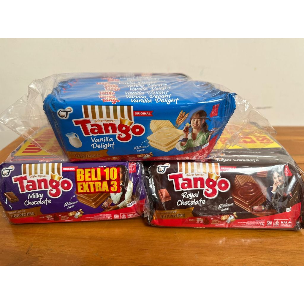 Jual Tango Wafer 35 Gram Perpak isi 10 PCs | Shopee Indonesia