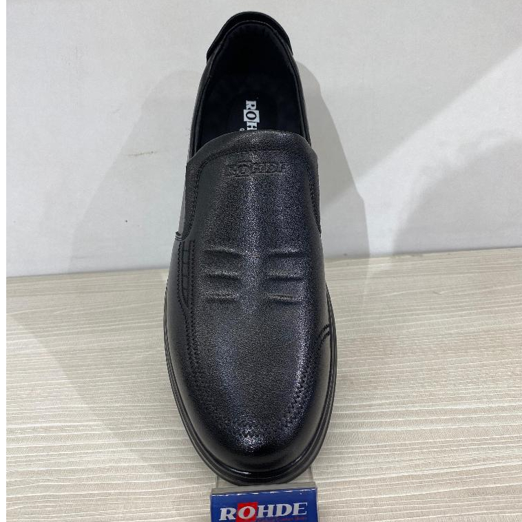 Jual Rohde 7208 Sepatu Pria Warna Black Dan Brown | Shopee Indonesia