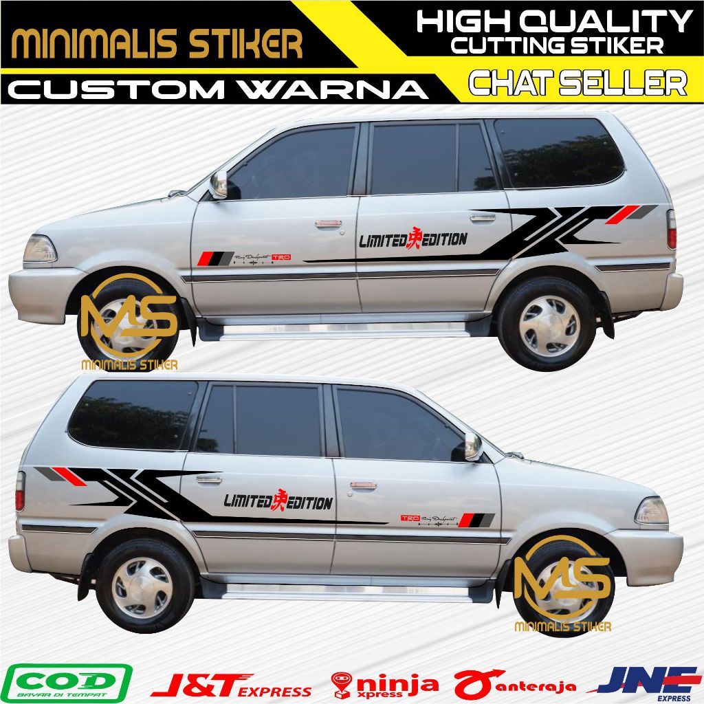 Jual Stiker Mobil Kijang Super Stiker Body Kijang Super Stiker Kijang ...