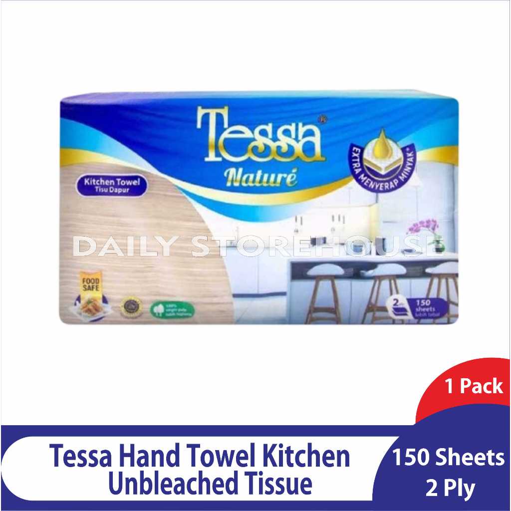 Jual Tissue Tessa Nature Hand Towel Unbleached Food Safe Brown Coklat ...