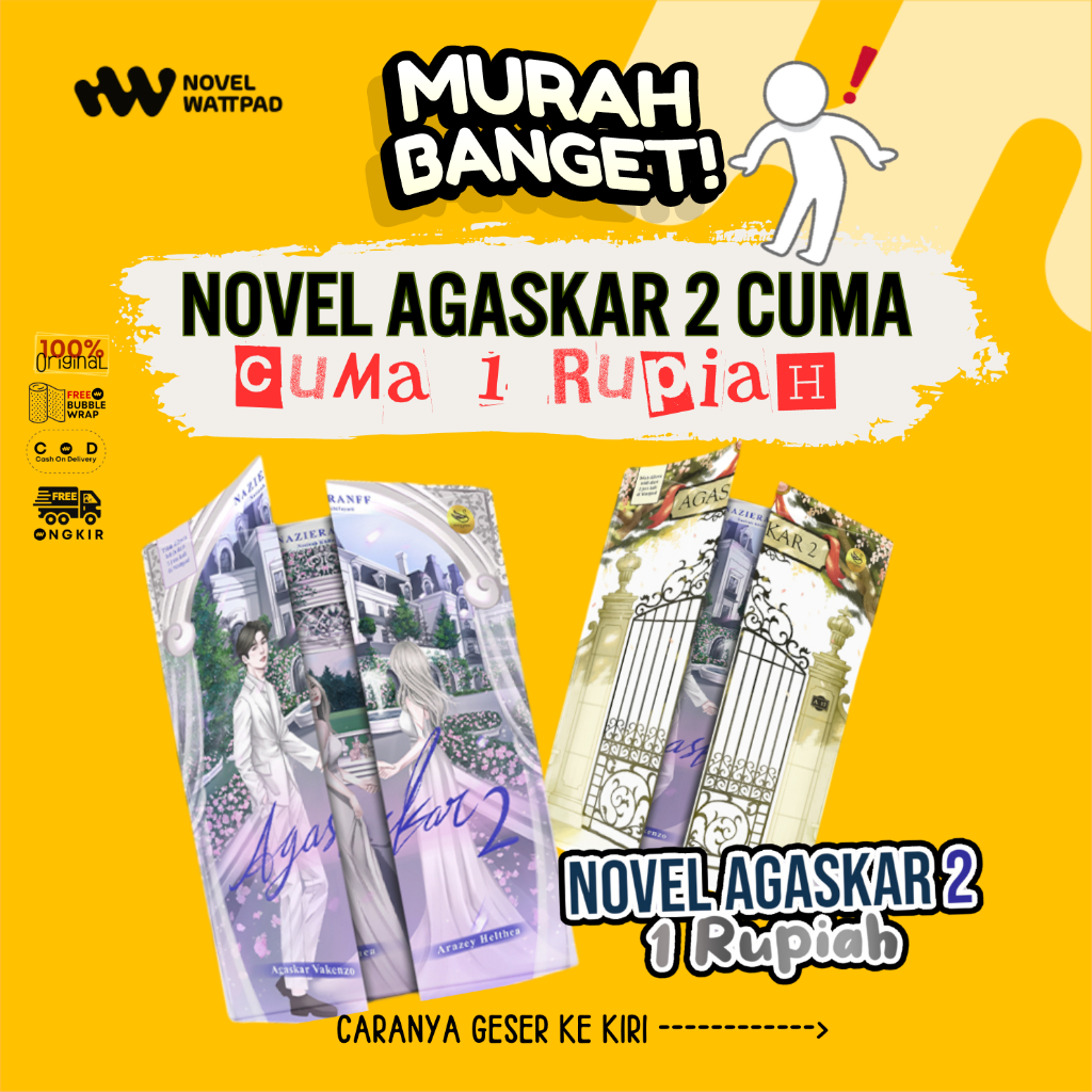 Jual Novel AGASKAR 2 + Nazieranff Blackswan Novelwattpad | Shopee Indonesia