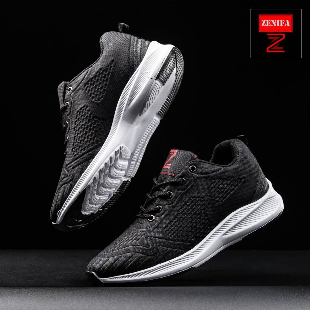 Jual Zenifa Sepatu Olahraga Pria Sepatu Lari Jogging Sneakers Kerja ...