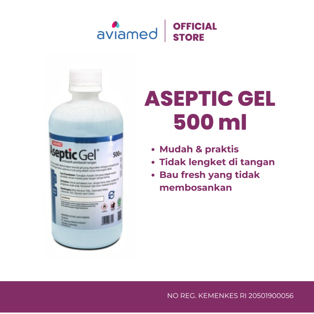 Jual Aseptic Gel Onemed Refill 500 ml Hand Sanitizer Rumah Sakit ...