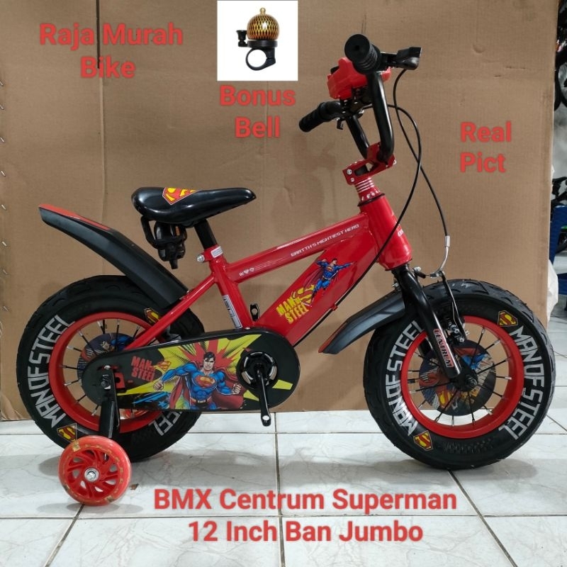Jual Sepeda Anak Bmx Centrum Superman 12 Inch Sepeda Anak Laki Laki BMX ...