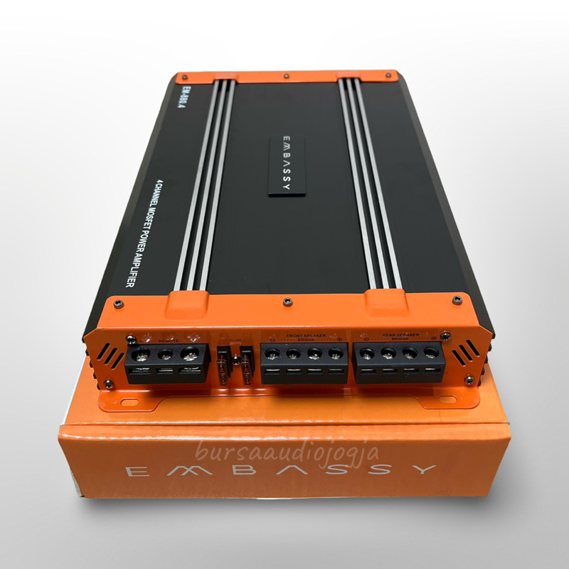 Jual Power amplifier Embassy EM 880 class AB power 4 channel audio ...