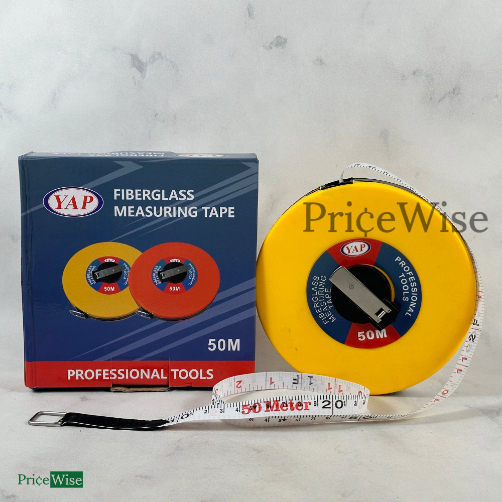 Jual Meteran Gulung Kain 50 m YAP / Fiberglass Measuring Tape / Roll ...