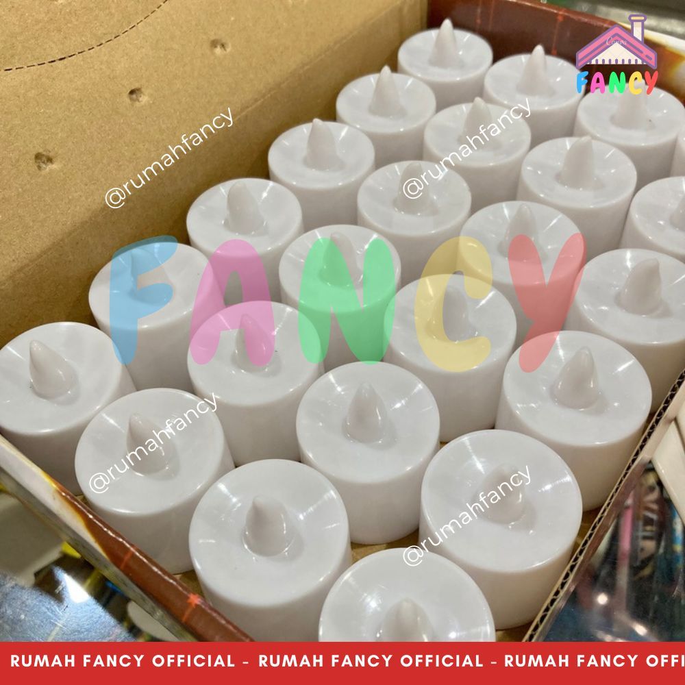 Jual [GROSIR]1 BOX ISI 24 PCS Lilin LED KUNING WARM WHITE TERMASUK ...