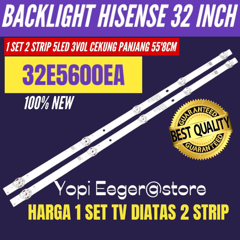 Jual BACKLIGHT TV HISENSE 32 INCH 32E5600EA BACKLIGHT TV HISENSE 32 ...