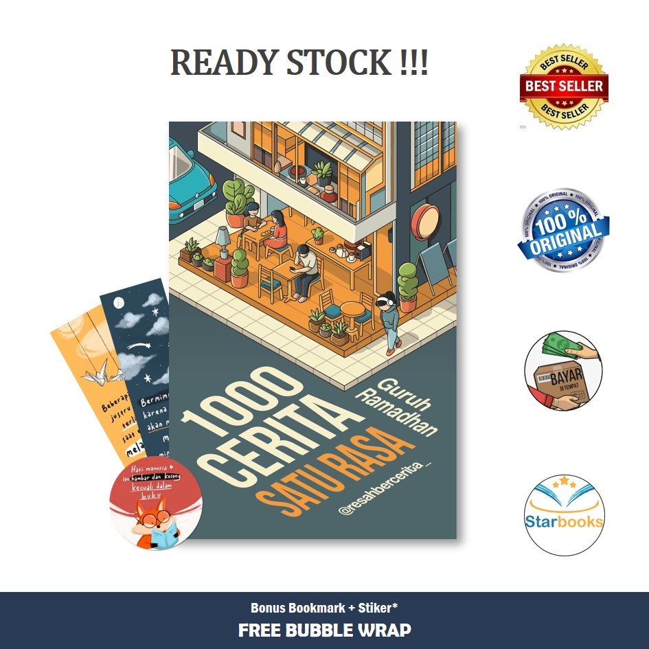 Jual Buku 1000 Cerita Satu Rasa by Guruh Ramadhan - Yash (Motivasi ...