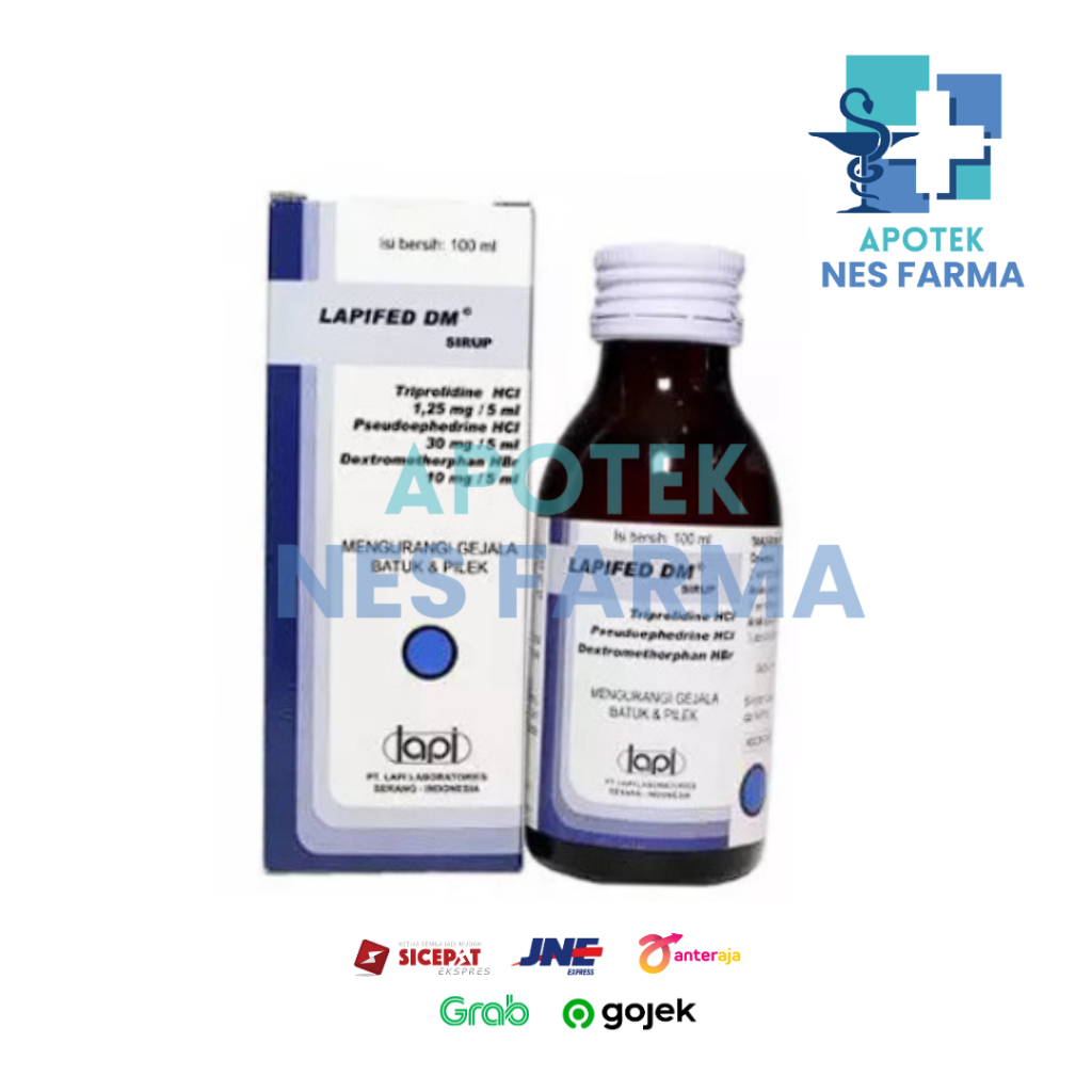 Jual LAPIFED DM SIRUP 60 ML || Flu | Shopee Indonesia