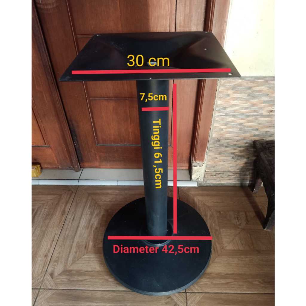 Jual Kaki Meja cafe satu tiang,Kaki meja bulat besi tempa | Shopee ...