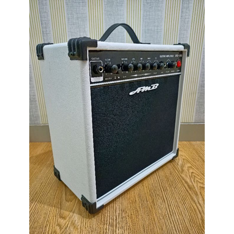 Jual AMPLI GITAR ORIGINAL AMB COMBO 7" 3 INPUT SUARA GAHAR GARANSI ...