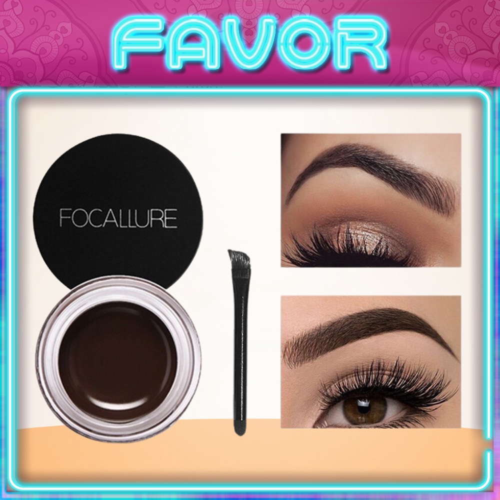 Jual FOCALLURE FA23 Waterproof Eyebrow Gel Cream Pomade 4g ...