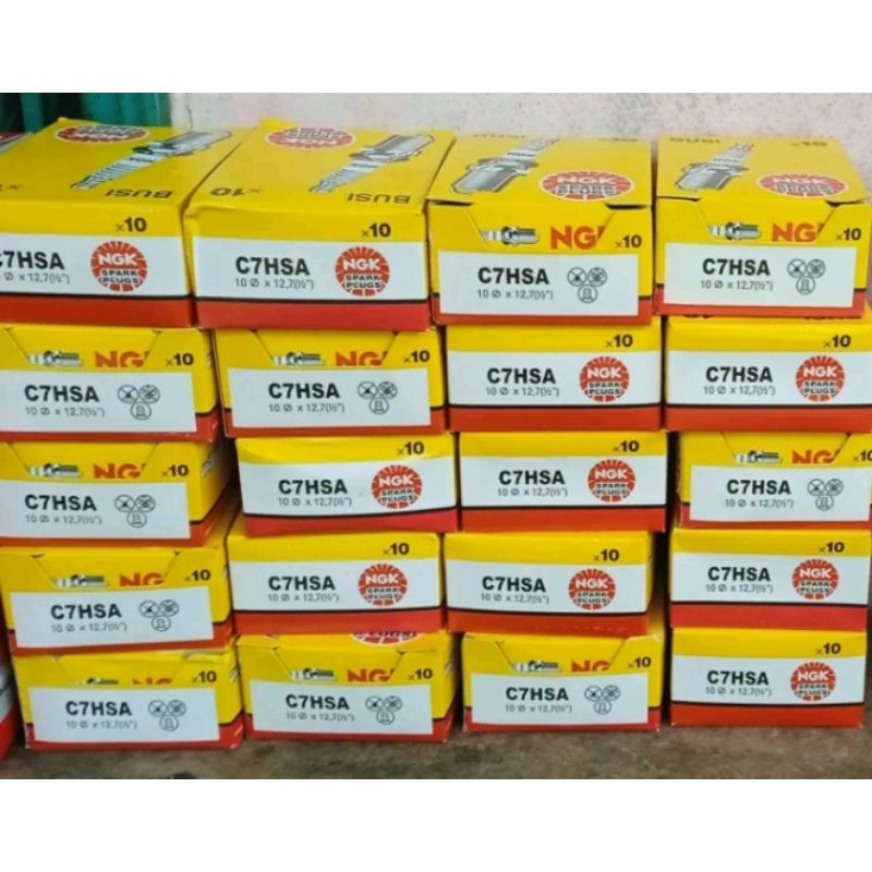 Jual Busi NGK C7HSA 1 KOTAK ISI 10 PCS untuk motor mio, mio soul, soul ...