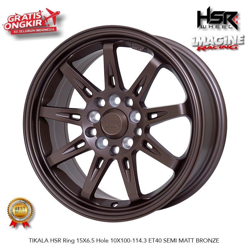 Jual VELG RACING HSR TIKALA RING 15 HOLE 5X100 & 5X114,3 ET40 SIENTA ERTIGA INNOVA | Shopee ...