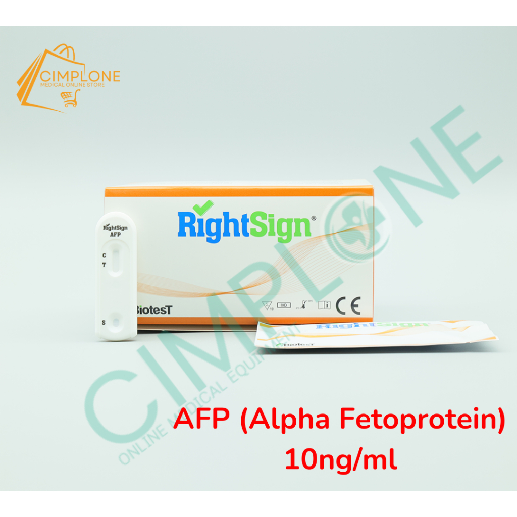 Jual AFP Alpha Fetoprotein 10 ng.mL Right Sign 10 pcs/Tes AFP untuk Ibu ...
