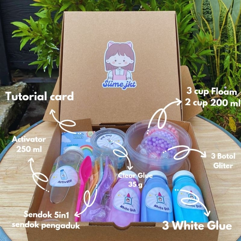 Jual BIBU id SLIME KIT ANTI GAGAL ORIGINAL SLIME TERMURAH DIY SLIME ...