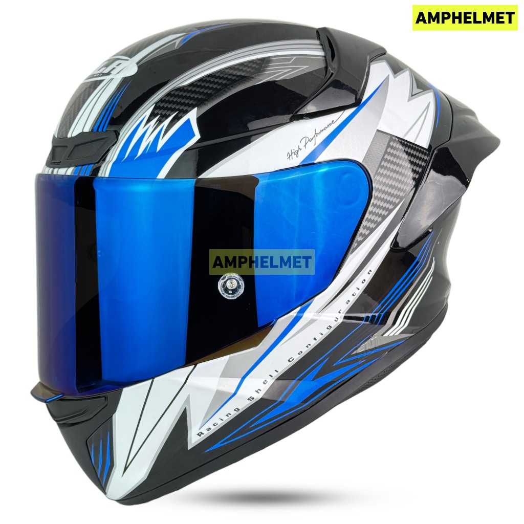 Jual Helm Full Face MLA TTC Crypton SHURIKEN Spoiler 3D | Shopee Indonesia