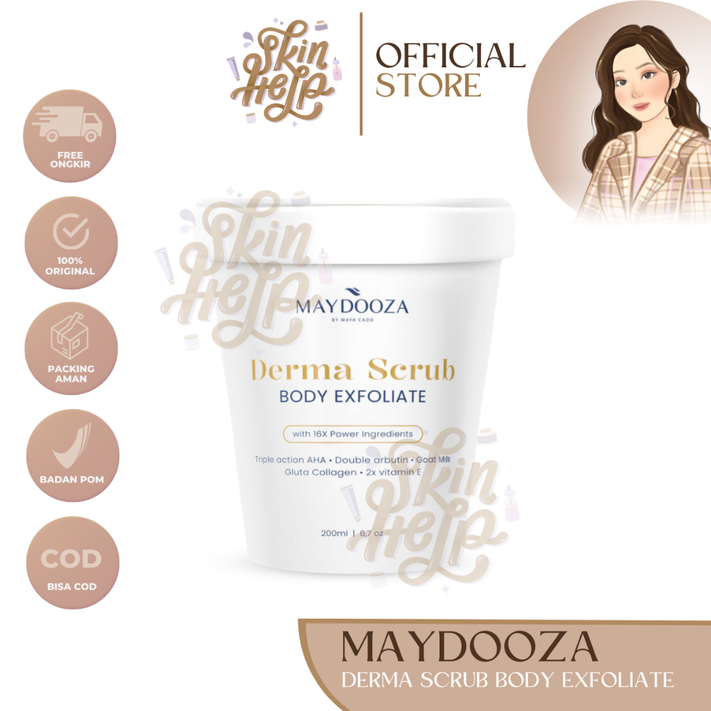 Jual (DISTRIBUTOR RESMI READY STOCK) DERMA SCRUB BODY EXFOLIATE ...