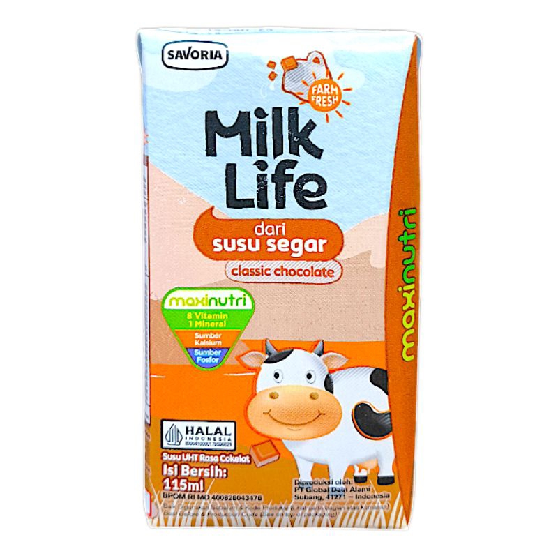 Jual Susu UHT MILK LIFE 115 ml 1 DUS Milklife Susu - Beli Banyak ...