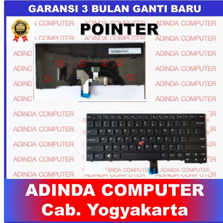 Jual Keyboard Lenovo Thinkpad T460 T460P T460T Pointer - No Pointer ...
