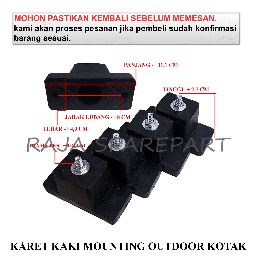 Jual KMOK KARET DUDUKAN / KARET KOMPRESOR AC / KARET KAKI MOUNTING ...