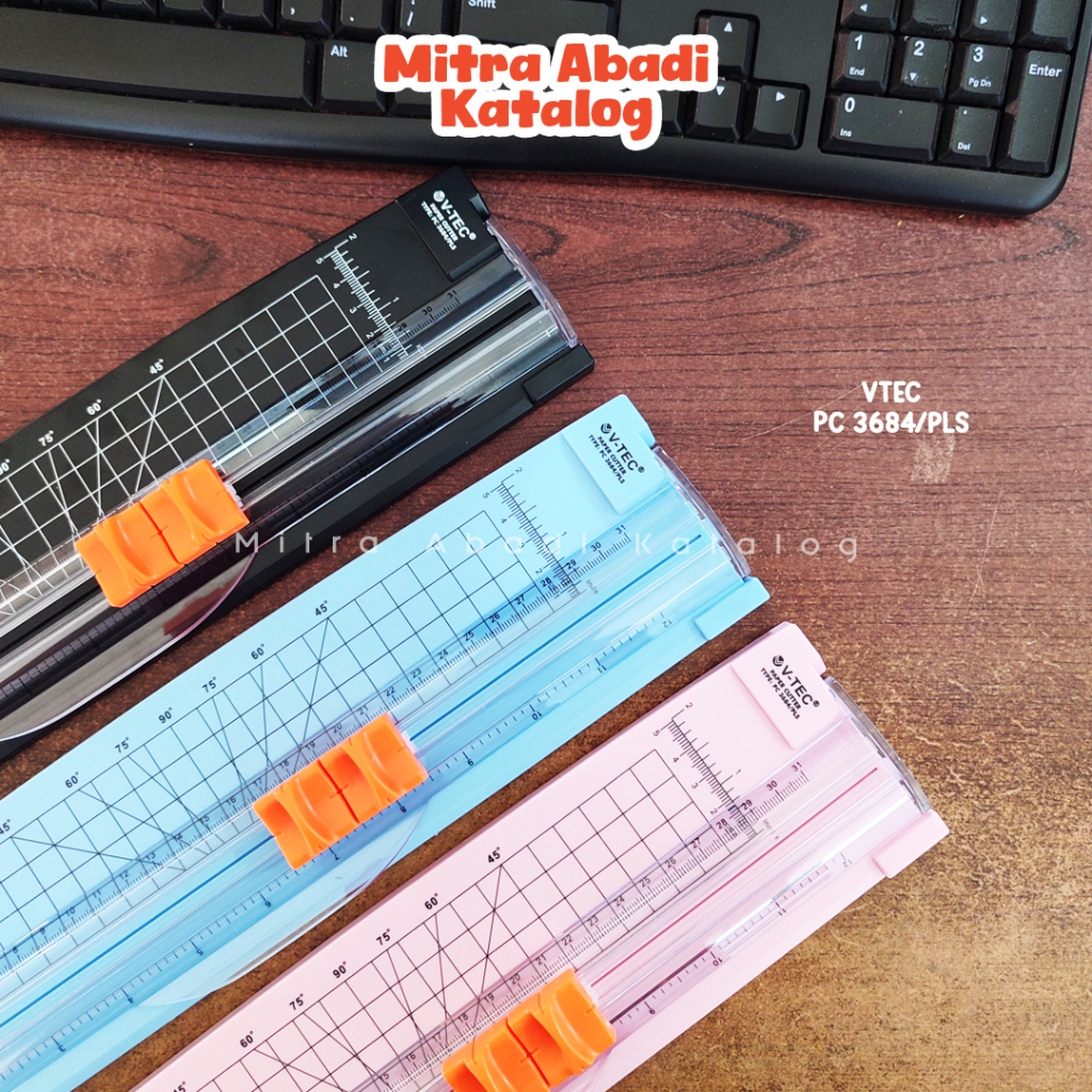 Jual PEMOTONG KERTAS VTEC PC 3684 / PAPER CUTTER A4 V-TEC PC3684 PC ...