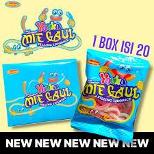 Jual YOUKA MIE GAUL RASA STRAWBERRY RANJANI PERMEN JELI JELLY BENTUK MI ...