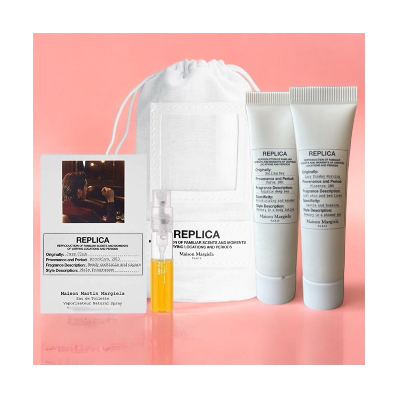 Jual Maison Margiela Replica Gift Set Isi 3 plus Pouch Serut | Shopee ...