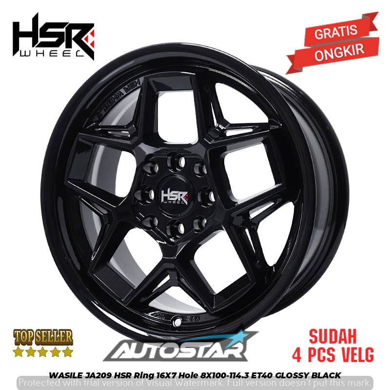 Jual VELG HSR RING 16 TYPE WASILE BUAT YARIrS JAZZ BRIO VIOS AGYA AVANZA XENIA LIVINA DLL ...