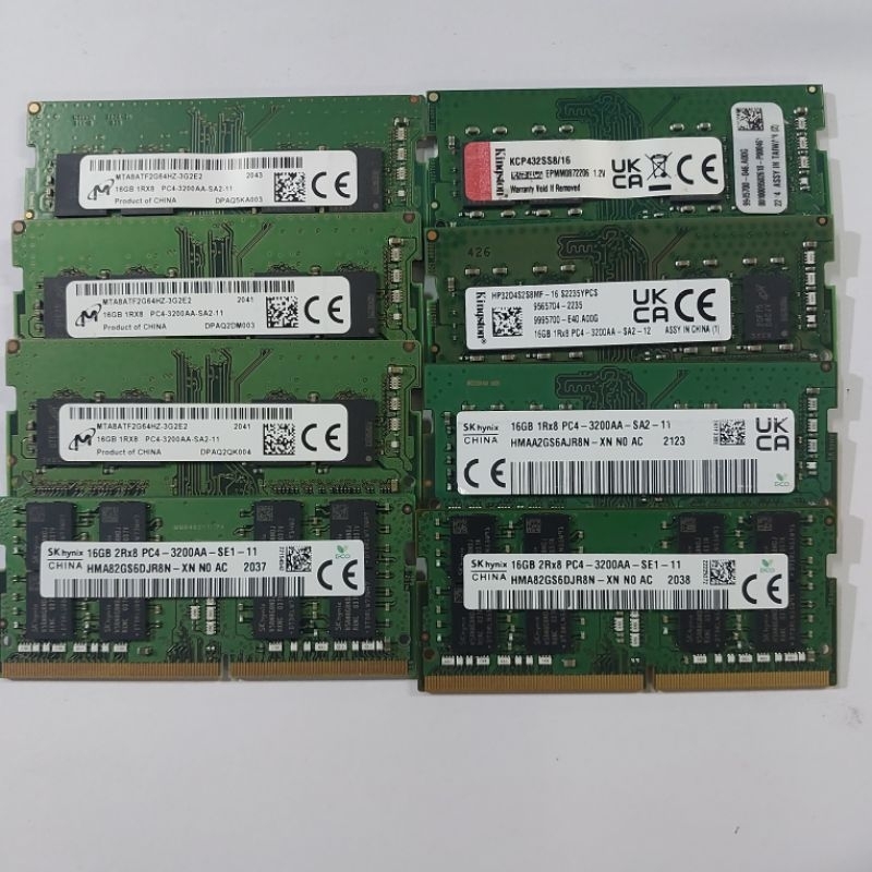 Jual Memory Ram laptop ddr4 16gb 3200mhz sodimm 3200AA original ...